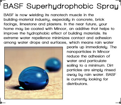 NANO TECHNOLOGY: Top Ten Nanotech Products