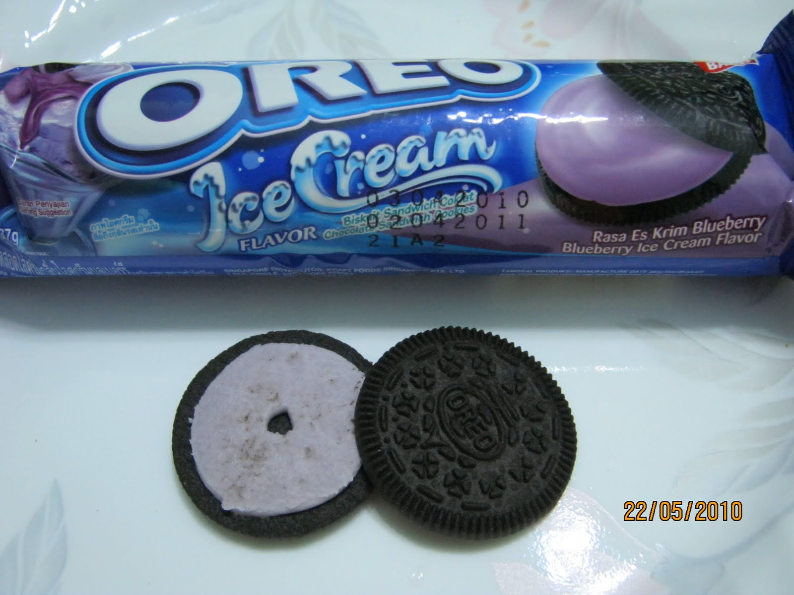 JOM: Biskut Oreo Rasa Es Krim Blueberry