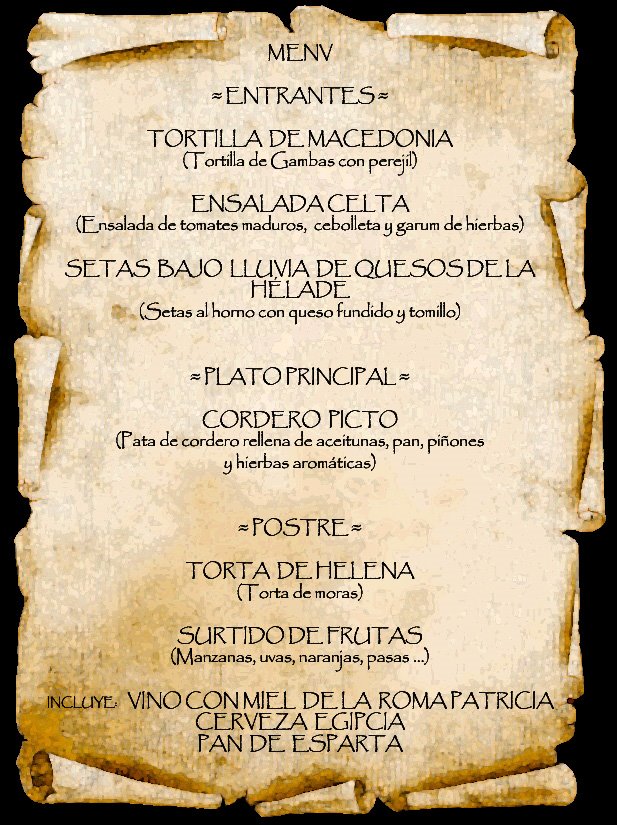 Todo sobre los Menús