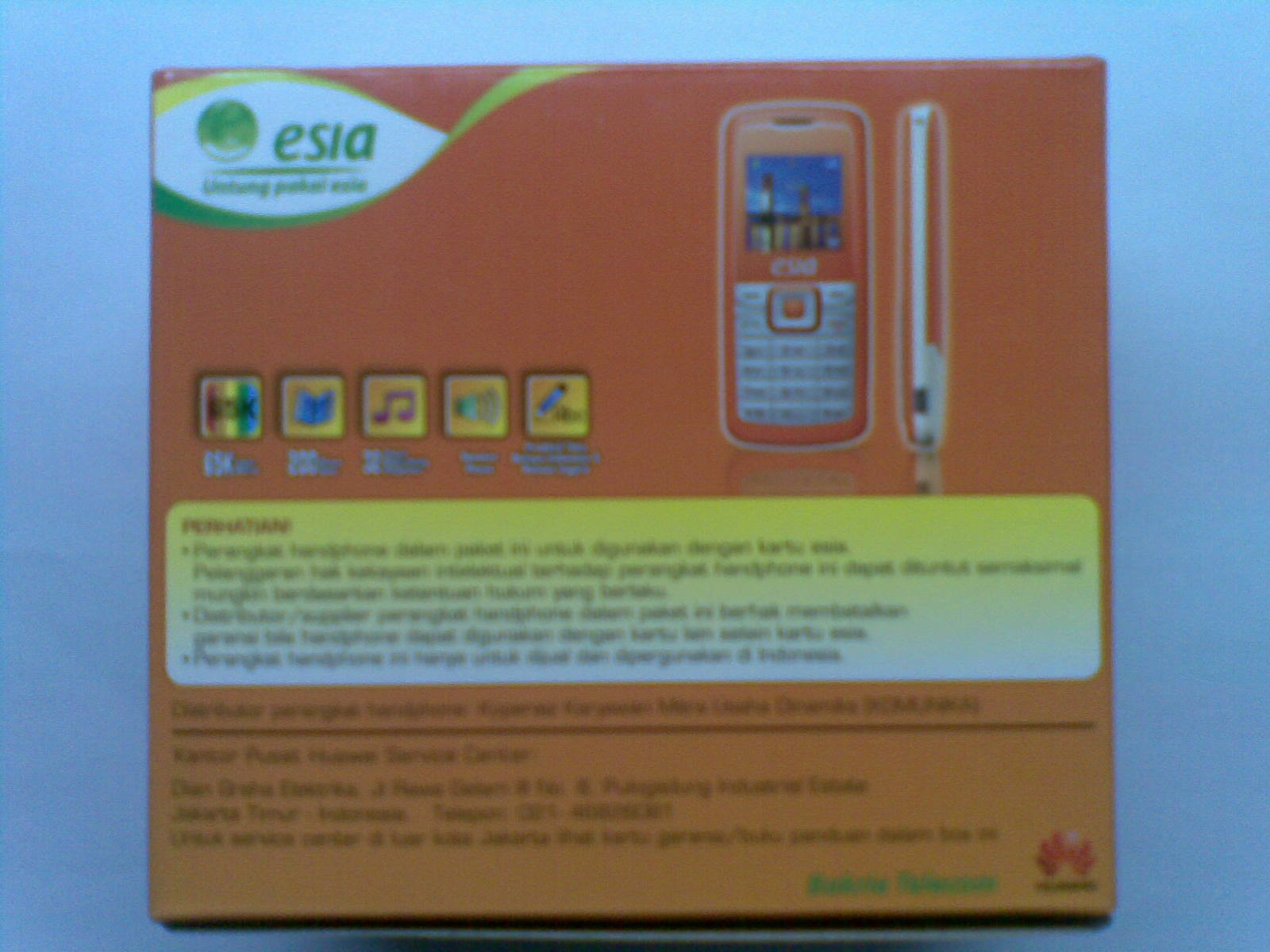echo cahya: HP Esia Slim Orange C2807