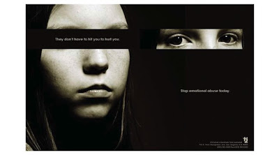 Creative Refreshment: Stop Emotional Abuse Call to Action Poster