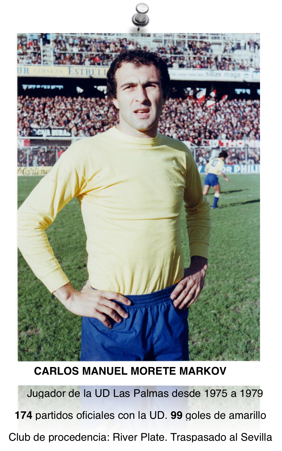 .: TREINTA AÑOS DEL CÉLEBRE GOL DE MORETE A LAS PALMAS EN EL INSULAR