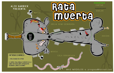 ALEX FERNANDEZ - DISEÑO-ILUSTRACION: rata muerta