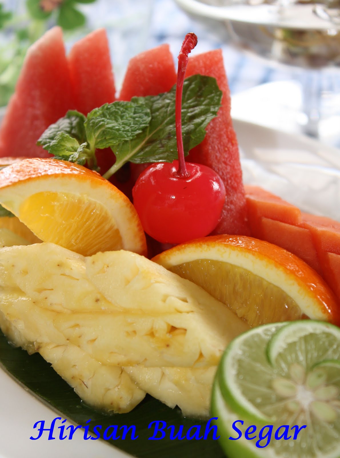 Studio Masakan Chef Hussin: Cuci-cuci Mulut Dengan Buah