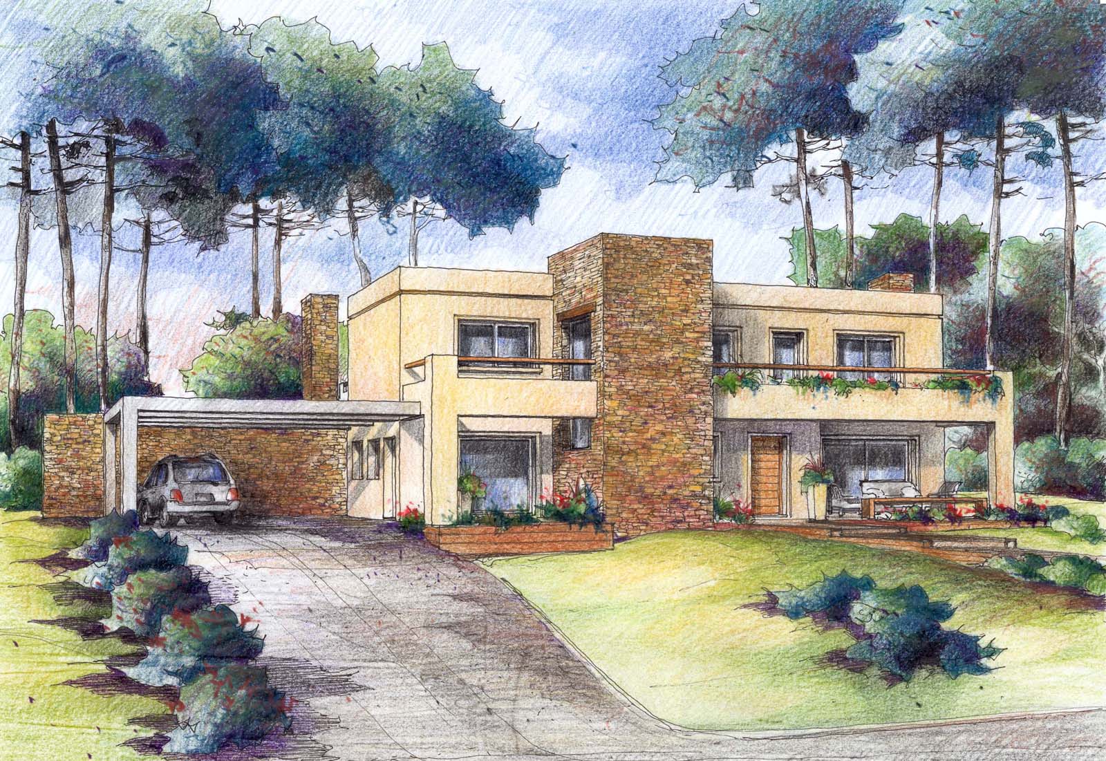 croquis&perspectivas: perspectivas color