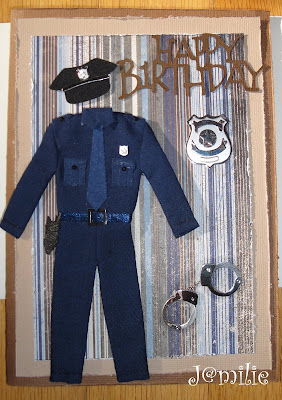 My Creative Side: Birthday Card for a Police Officer...