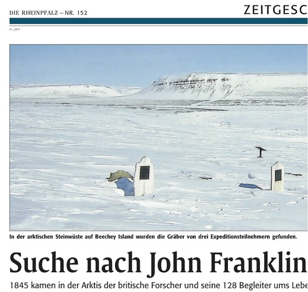VISIONS OF THE NORTH: German coverage of 2010 Franklin Search