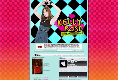 DTV STUDIOS: Myspace Layout - Kelly-Rose