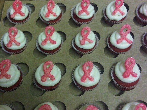 The Lil' Baker: Breast Cancer Cupcakes