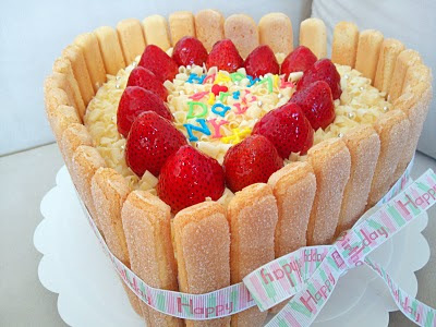 Me, MyBakez & MyWhatever......: Nyx's 7th Birthday Cake (1) ~Strawberry ...