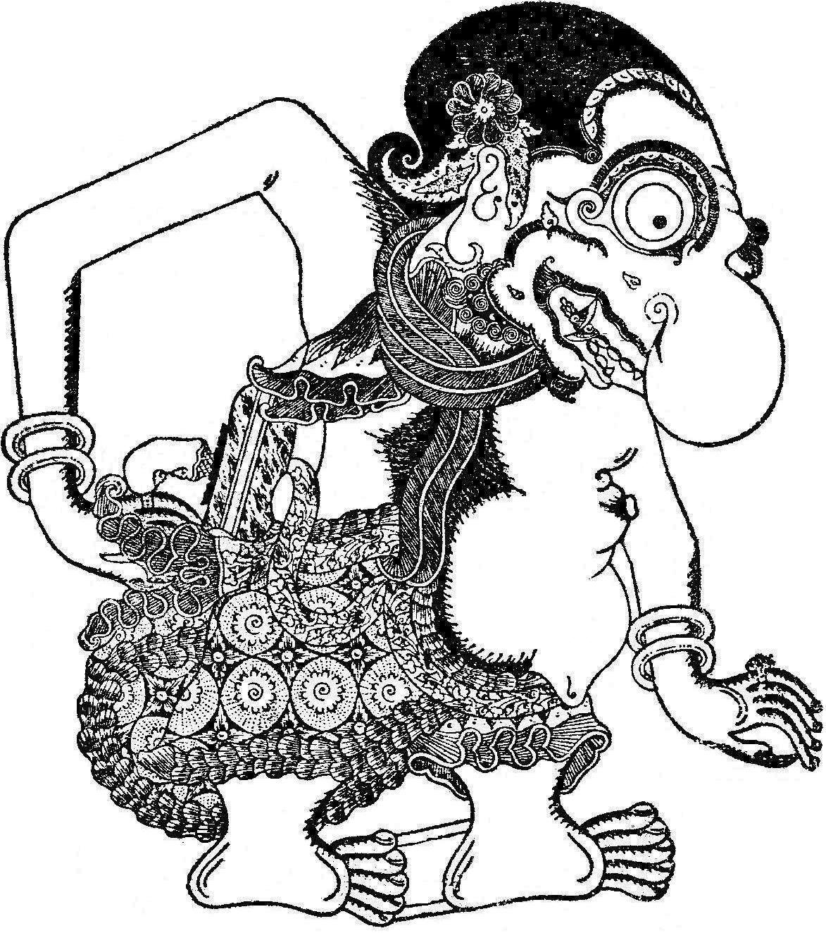 Buta Terong ~ Album Wayang Indonesia