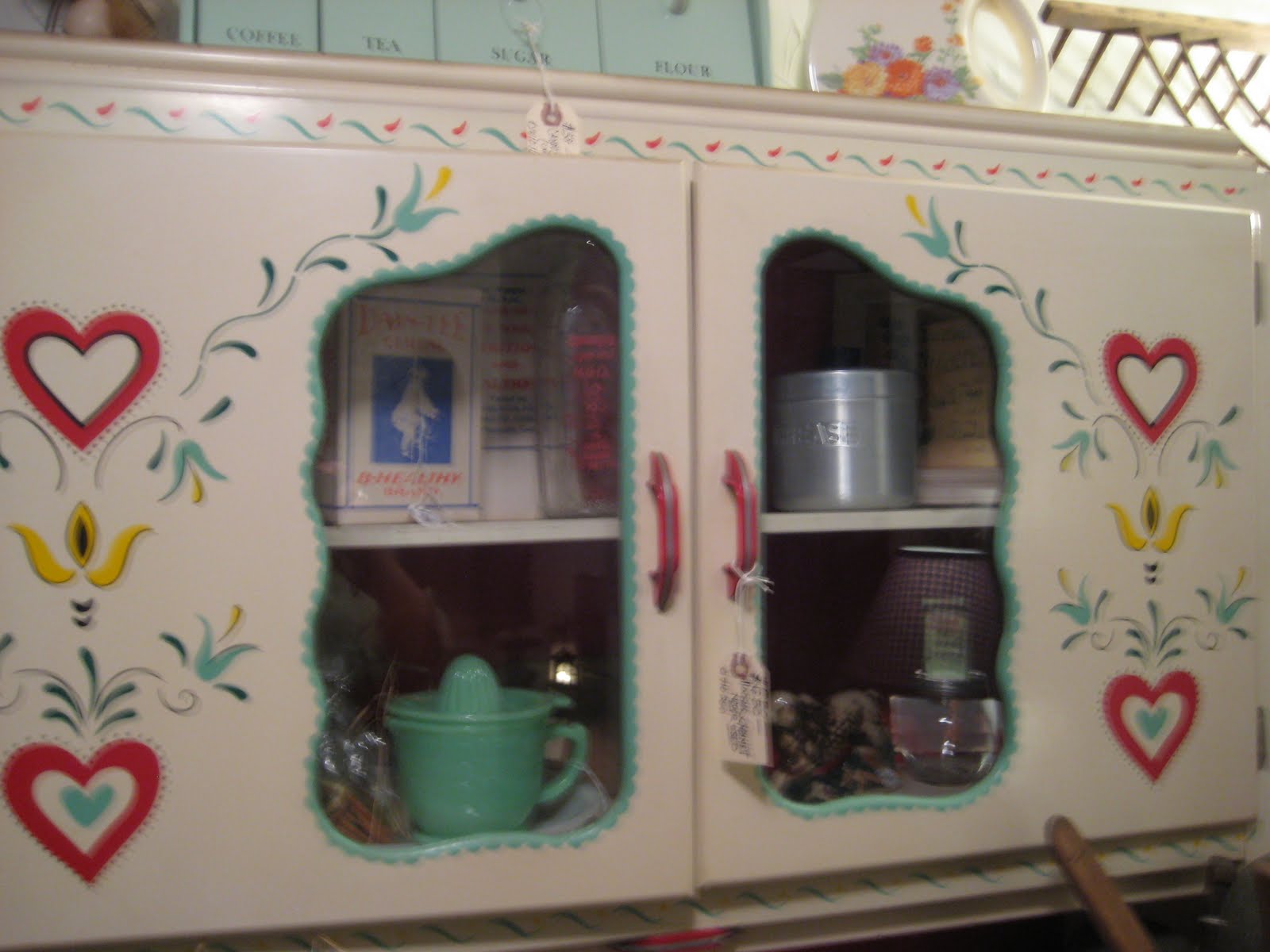 C. Dianne Zweig - Kitsch 'n Stuff: Hand Painted Hoosier Style Cabinet ...