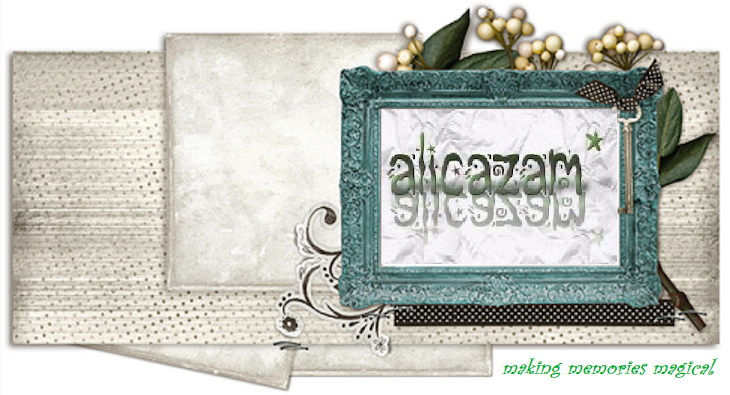 Alicazam: Scrapbook Layout 1: Candy Factory