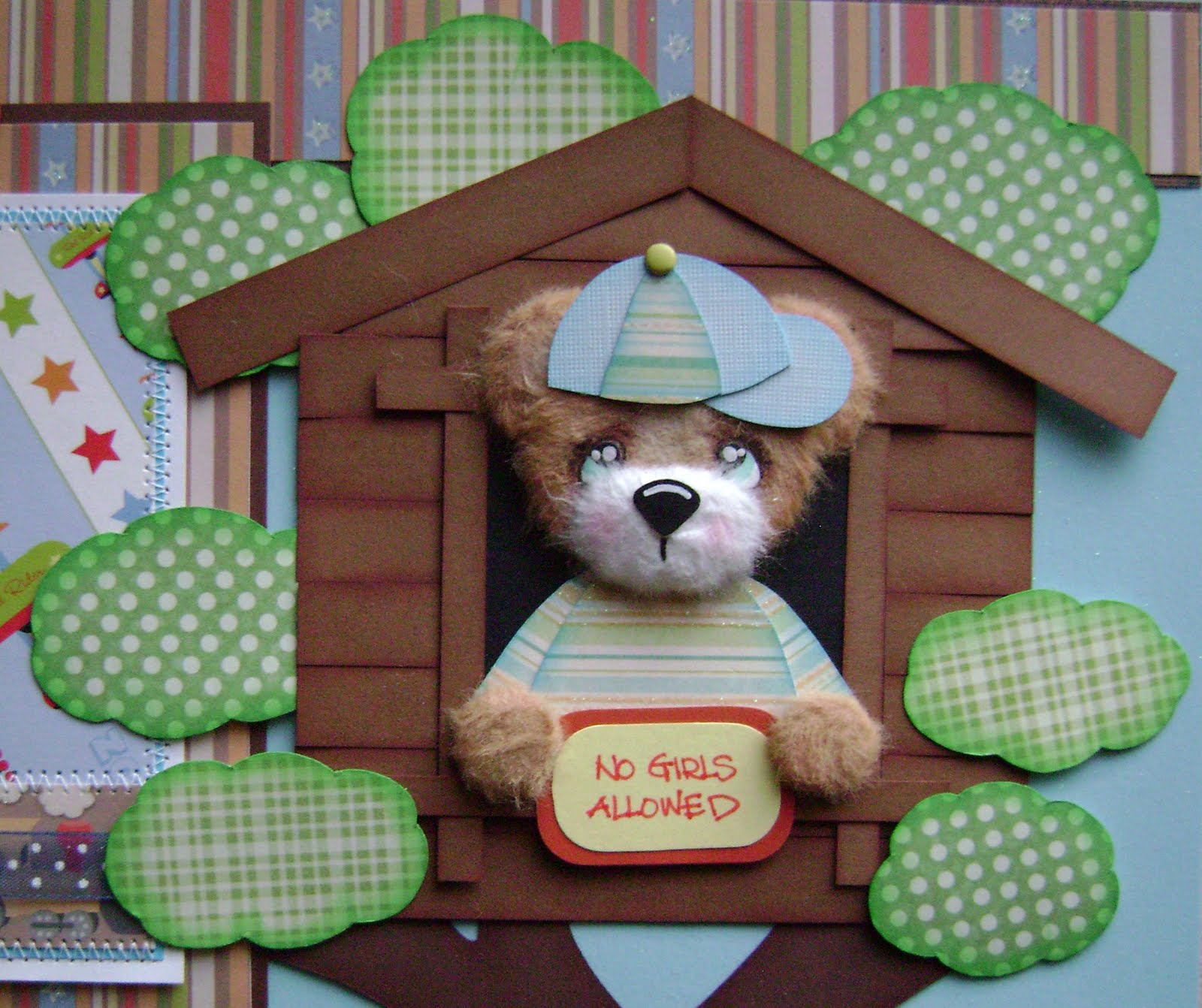 Alicazam: Scrapbook Layout 5: Boy Oh Boy