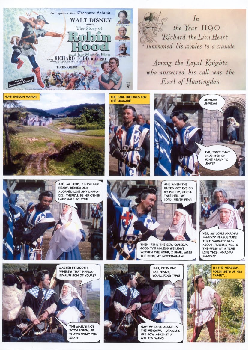 Walt Disney's Story Of Robin Hood: Picture Strip 1. Disney's Story of ...