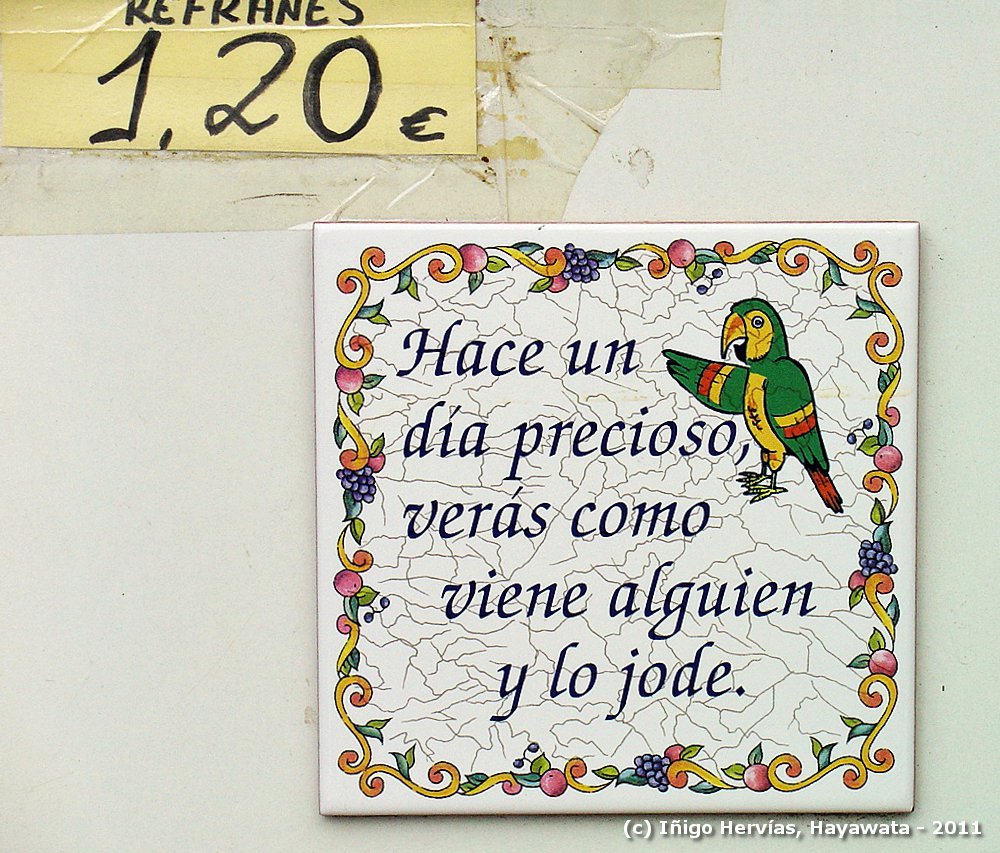 El blog de Hayawata: Refranes