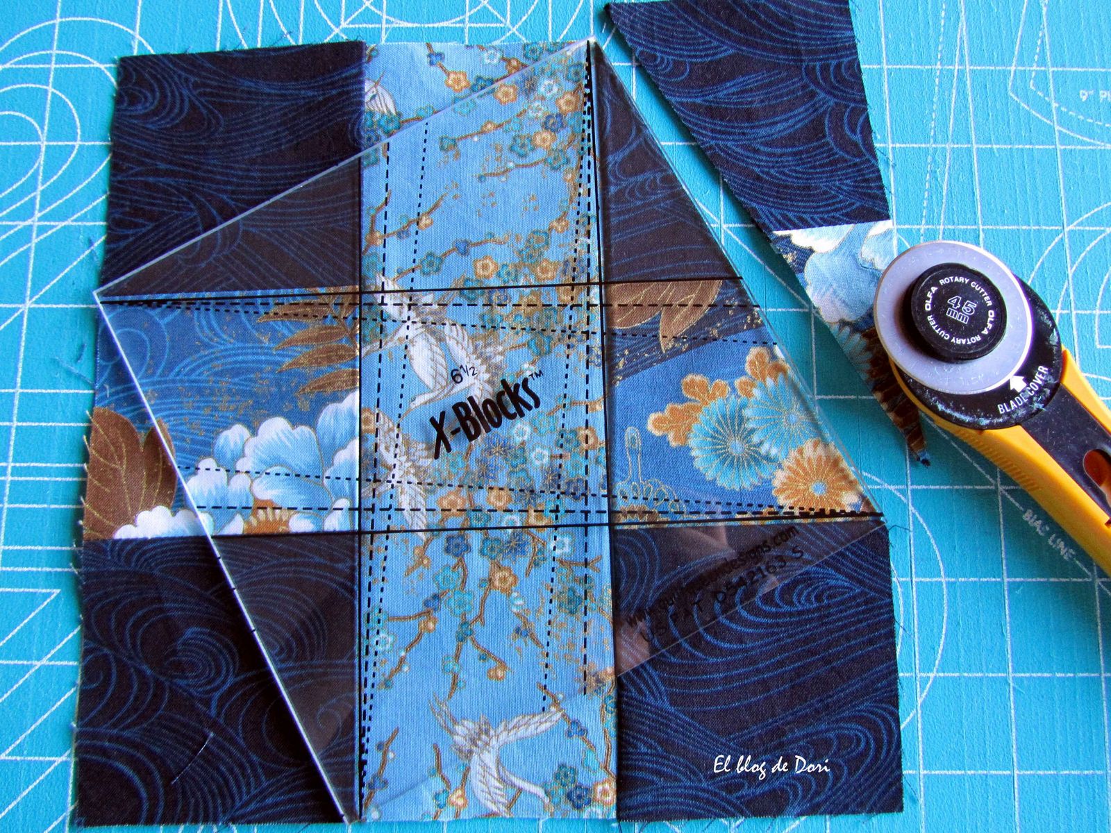 El blog de Dori: Camino de mesa X-Blocks. Tutorial