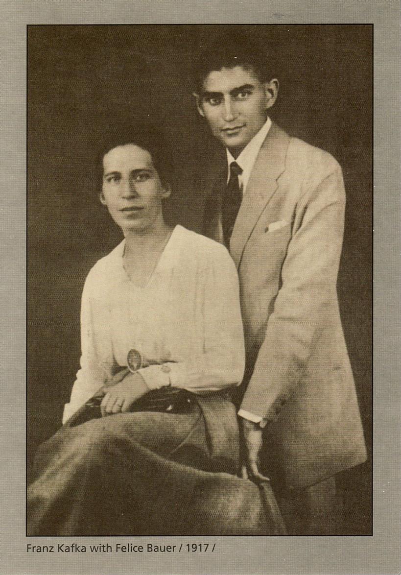 ULVIKARU POSTCARDS: CZECH REPUBLIK - Franz Kafka with Felice Bauer (1917)