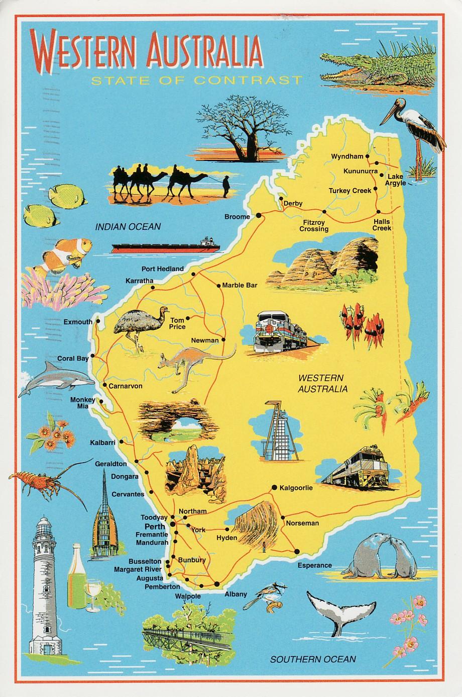 ULVIKARU POSTCARDS: AUSTRALIA - Western Australia