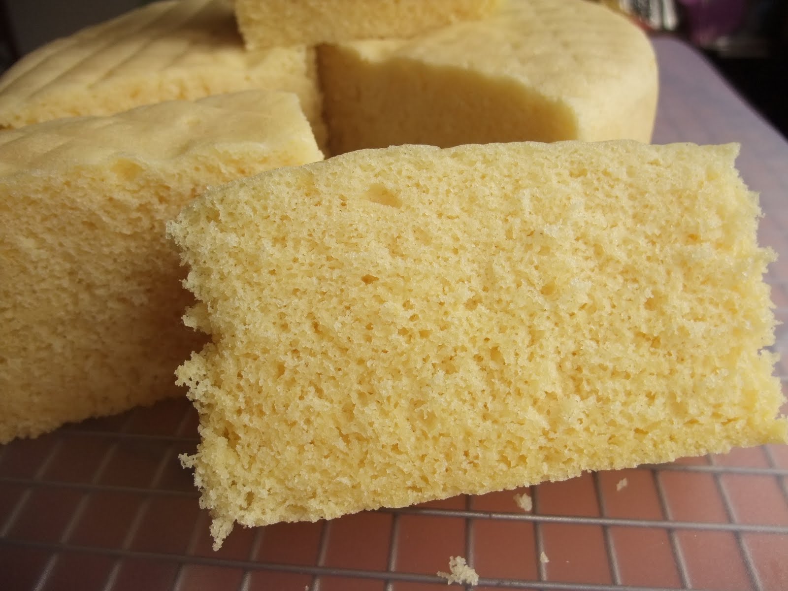 Veronica's Kitchen: Steamed Lemon Cake 清蒸柠檬旦糕