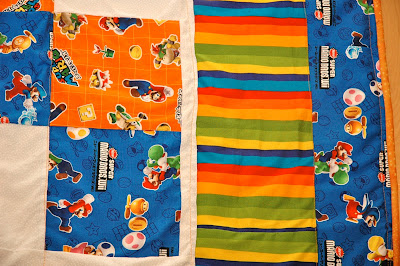 A busy lizzie life: Super Mario Brothers Quilt