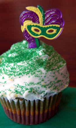 Party Ideas by Mardi Gras Outlet: Mardi Gras Cupcake Toppers