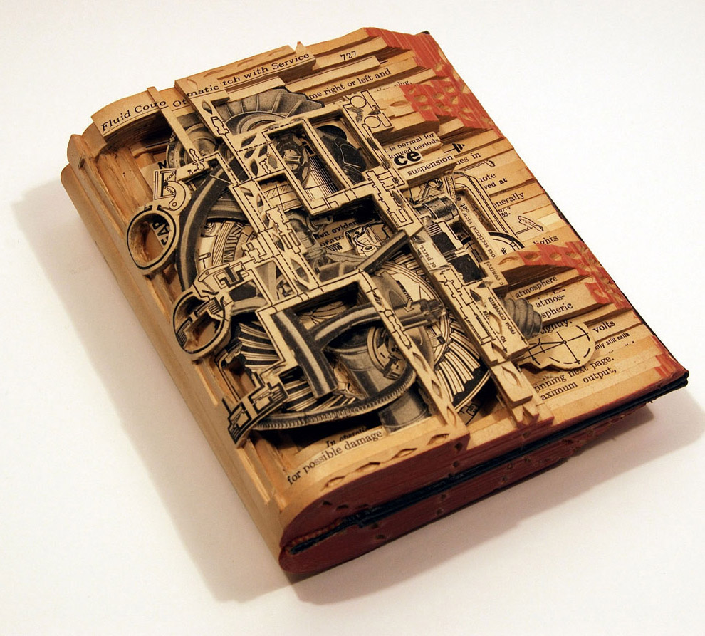 surface fragments: Brian Dettmer, Book Dissections