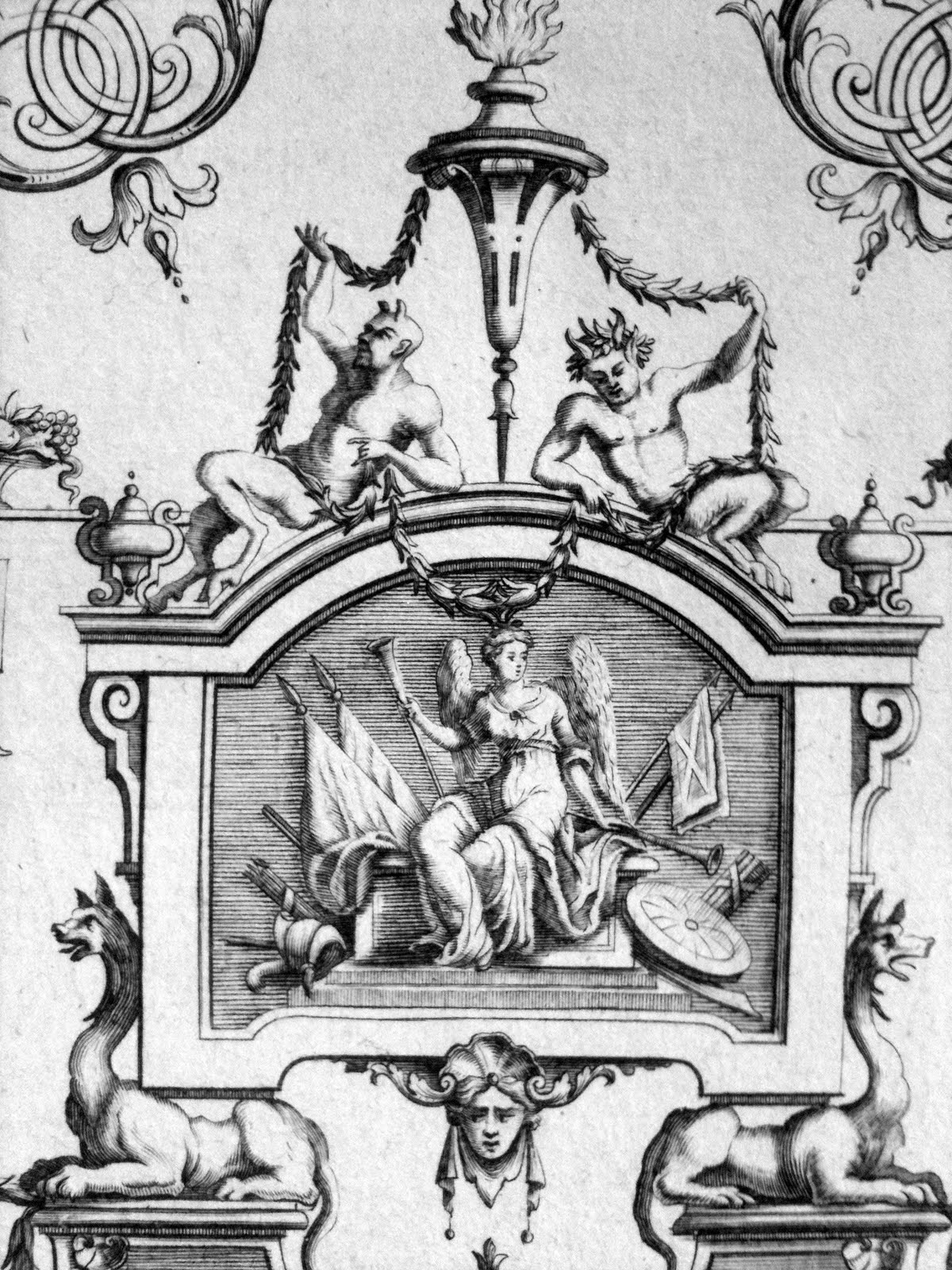 surface fragments: Jean Berain Grottesca