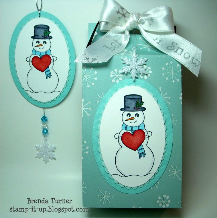 Stamp It Up: Snowman Gable Box