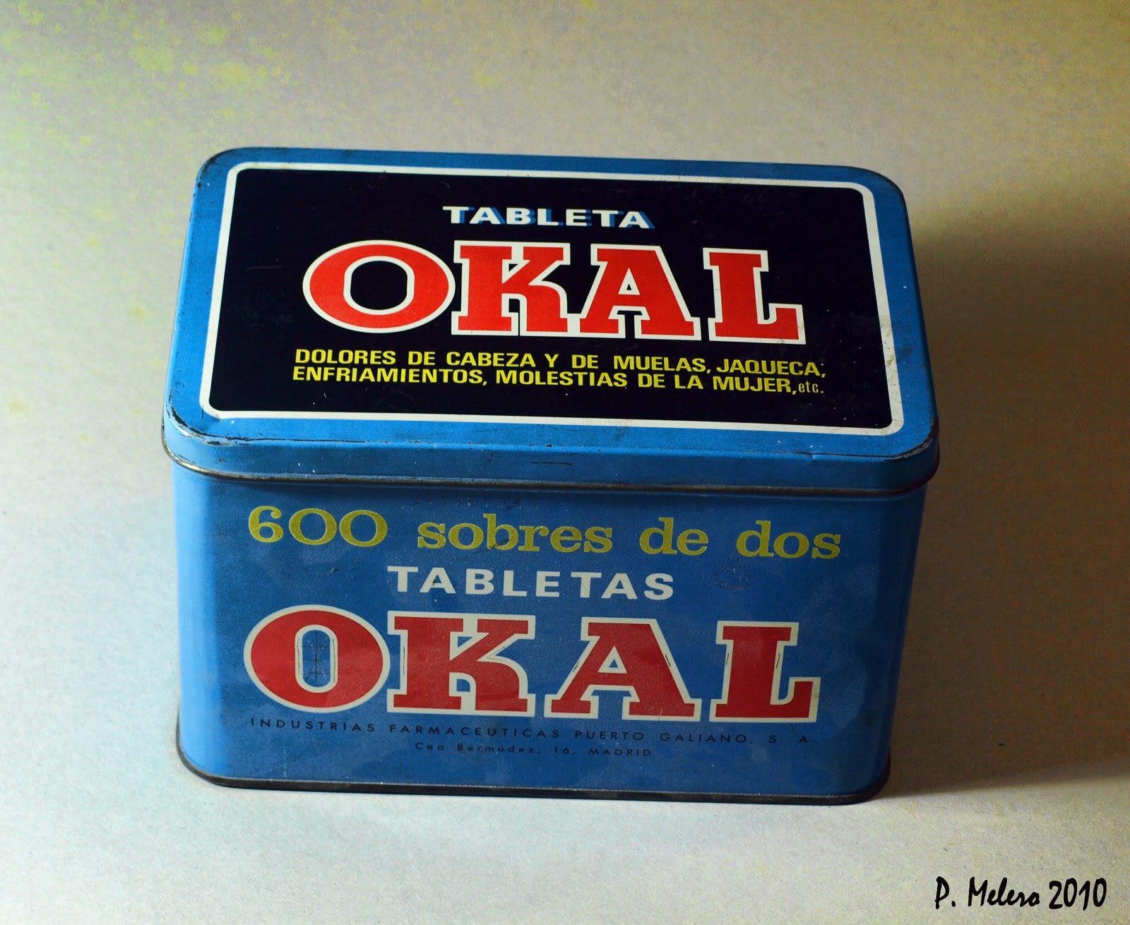 Artcazorla Pedro Melero: Antigua caja de latón de Okal