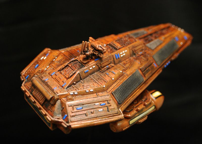 Tyken's Rift: Fresh out of Drydock: 1400 Scale Bajoran Freighter