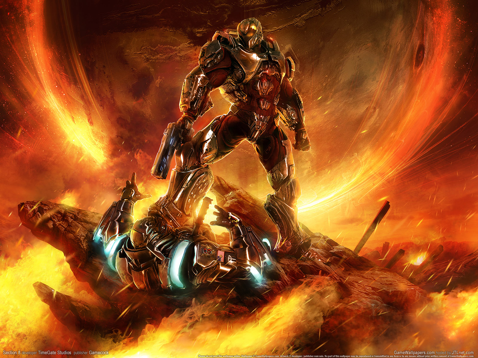 DARK RED GAMES: Section 8