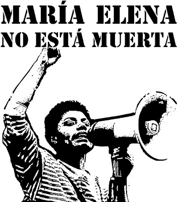 conocimiento radikal: maria elena moyano / stencil