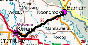 4 pedals & 4 paws: Kerang to Koondrook