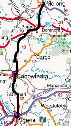 4 pedals & 4 paws: Molong to Cowra