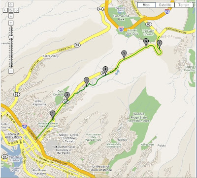 OAHU BICYCLE COMMUTING AND RIDES: Honolulu to Windward Coast: Pali Highway