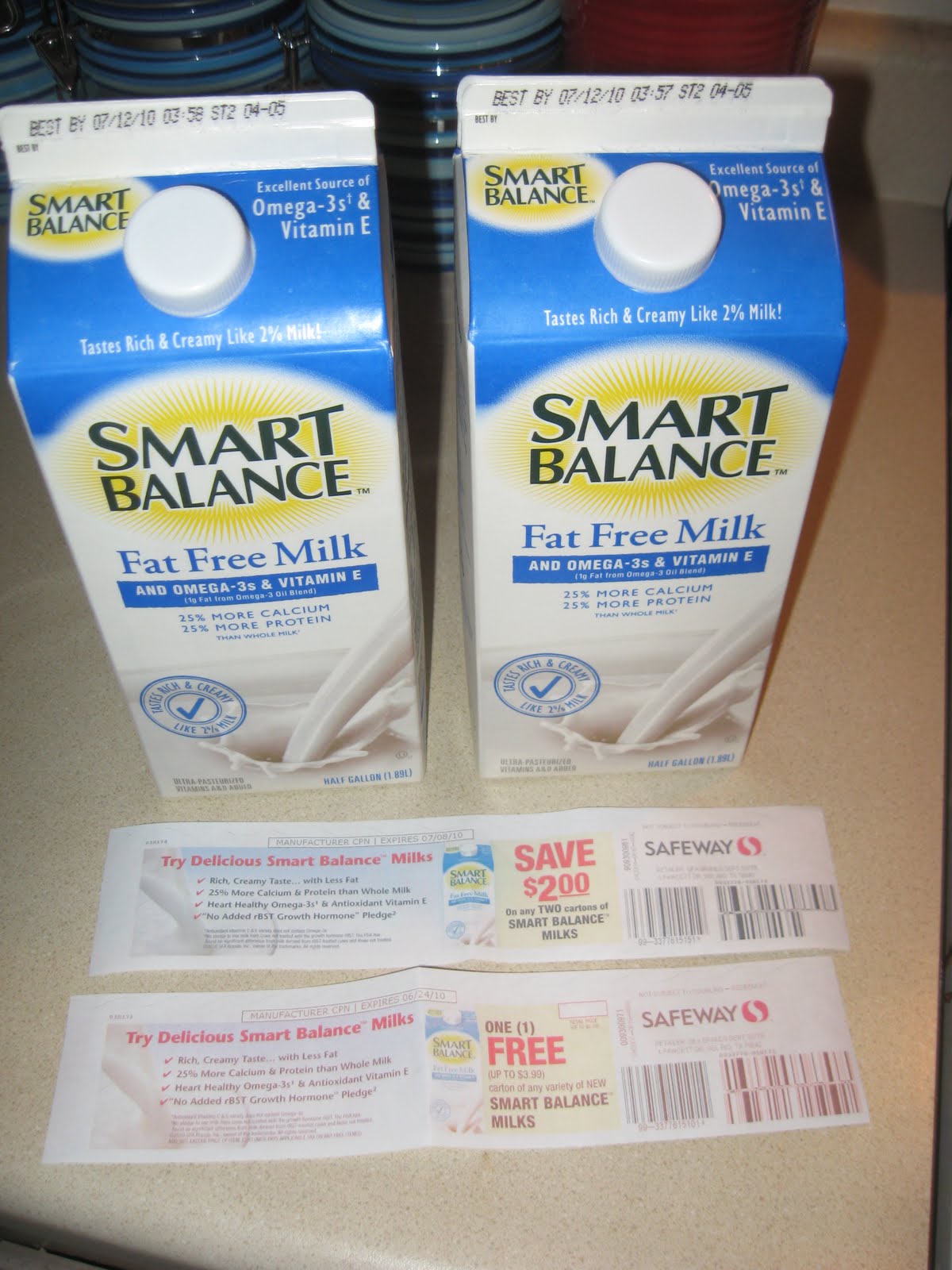 The Broke Files: FREE Smart Balance Milk at Safeway!