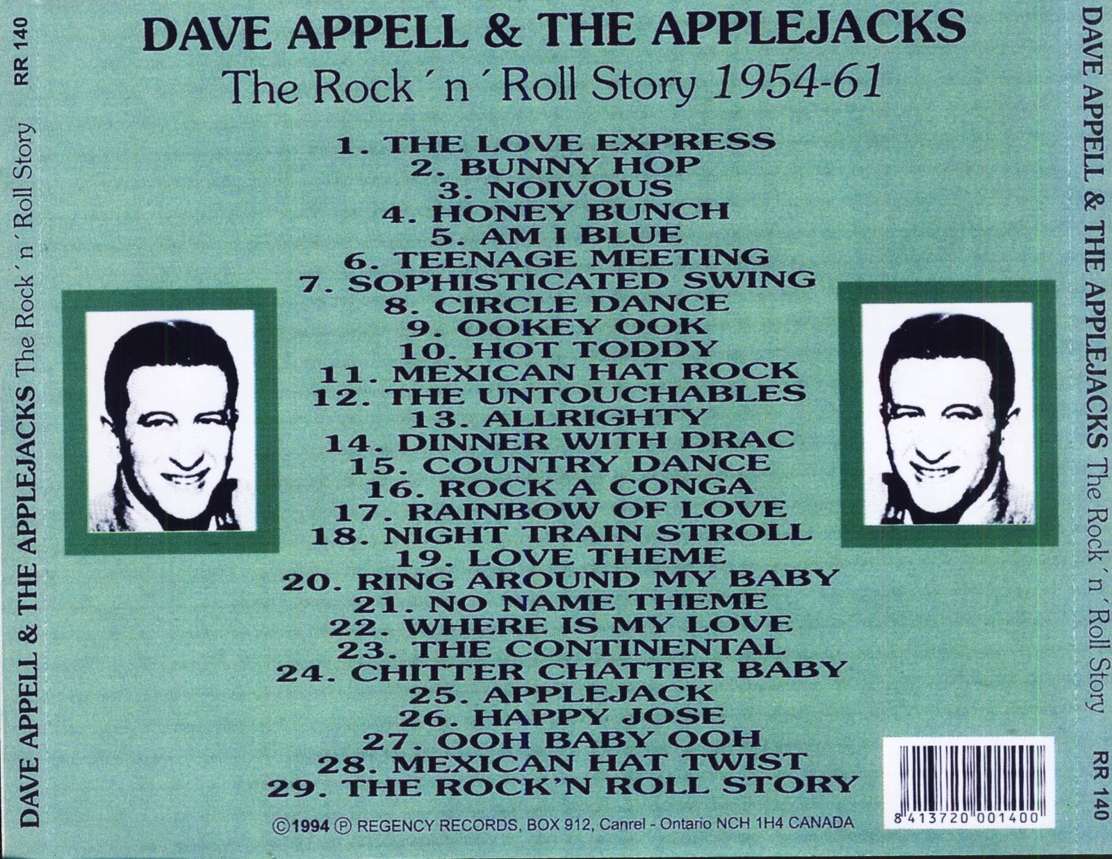 My music new: Dave Appell & The Applejacks - The Rock' n 'Roll Story