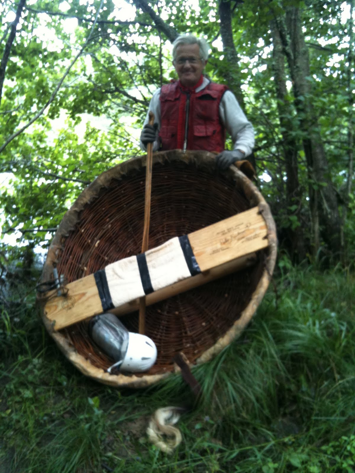 Speycasting: The Coracle Man On The River Spey