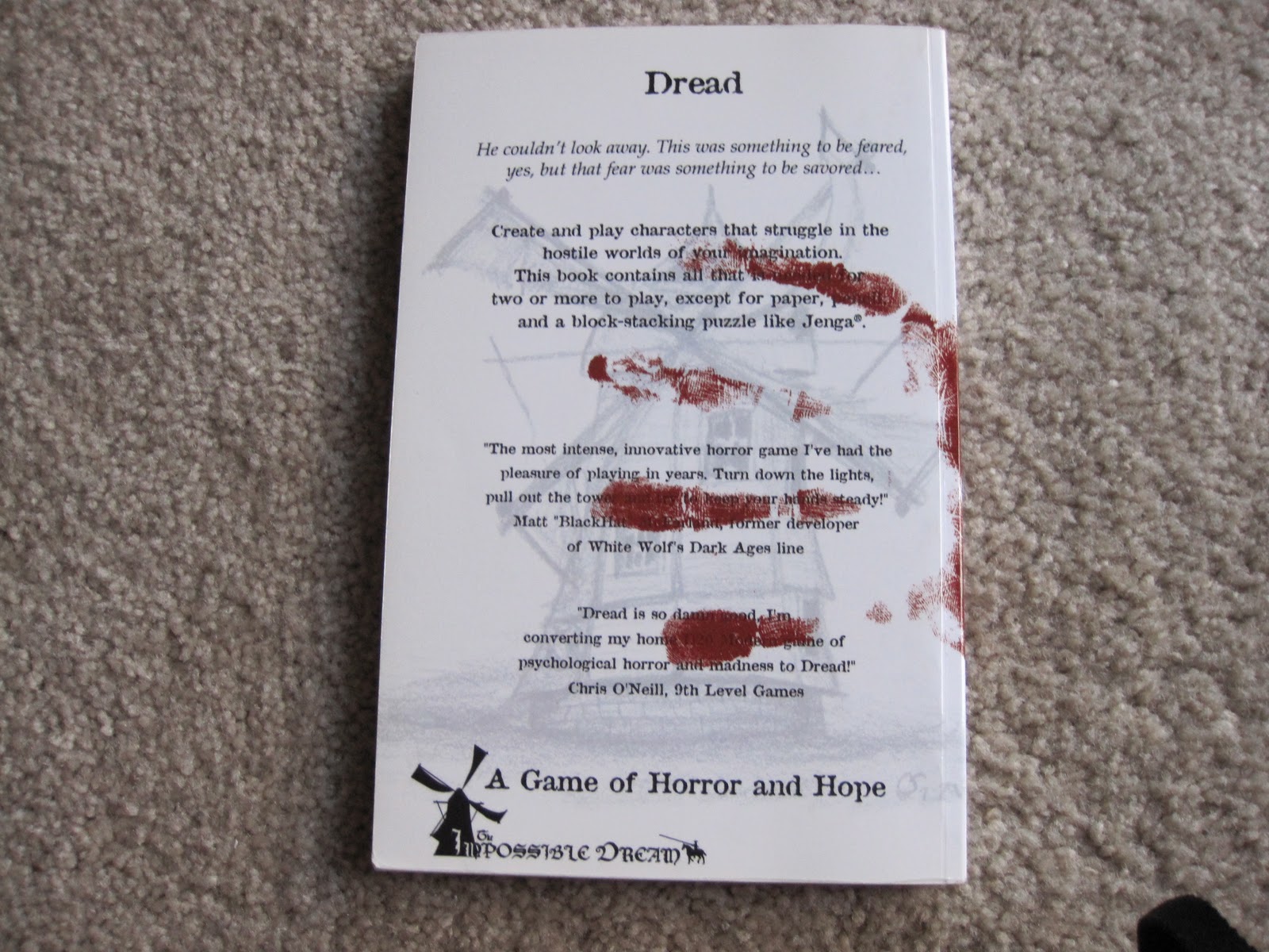 The Hopeless Gamer: Review - Dread: The Game of Wooden-Blocked Terror