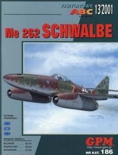 war papercraft: ME 262 Schwalbe