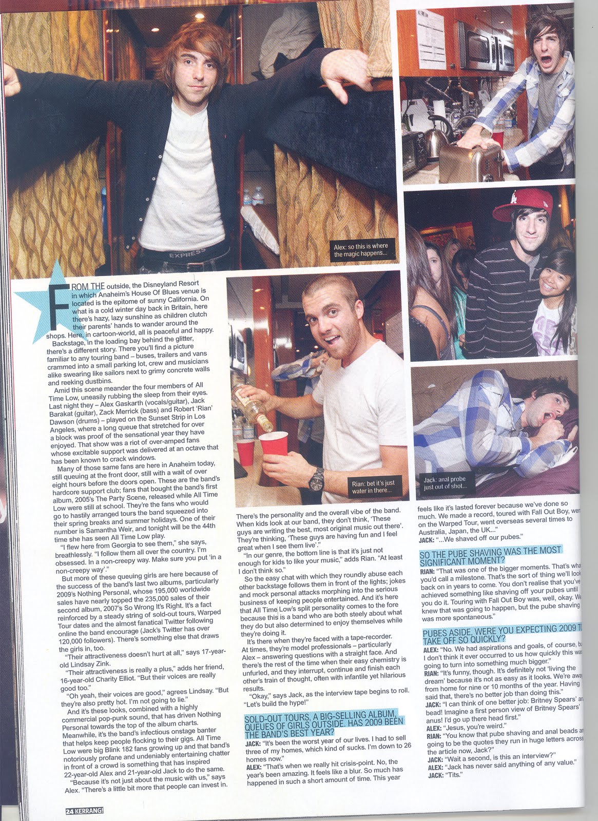 Media GCSE Resources: Kerrang Magazine Front Cover, Contents & Article ...