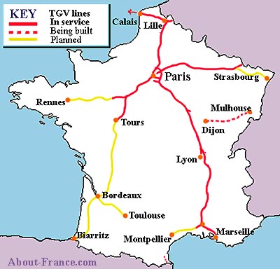 Dwika Sudrajat: TGV Train Route Planner from Paris