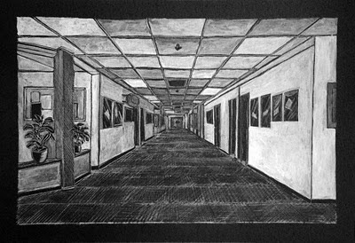 Art from the chasm: Form & Space: hallway perspective