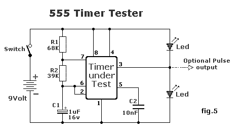 RO ELECTRONICA: 555 APLICATIONS AND SPECIFICATIONS - APLICATII 555
