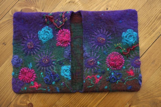 A Room Full of Things: Wet Felt Journal Cover