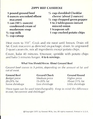 Family Night Dinner Ideas: Zippy Beef Casserole