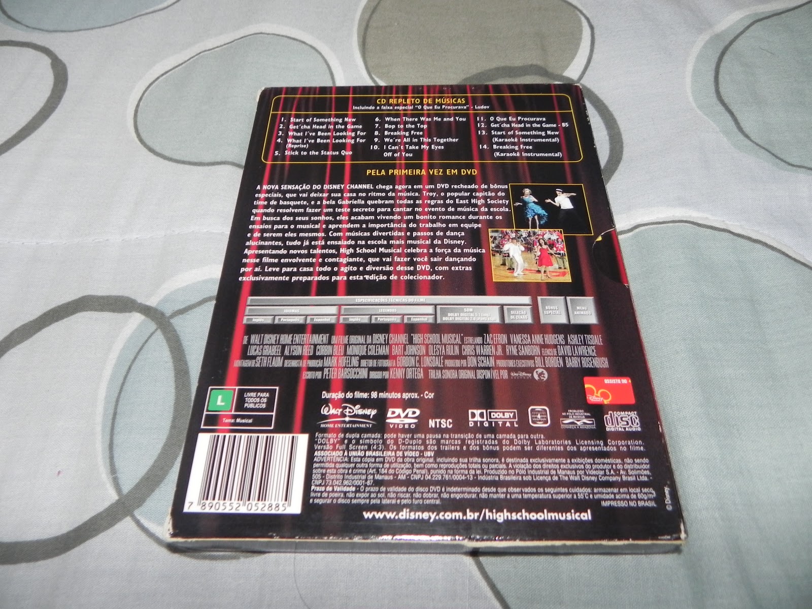 Publicafé Collection: DVD e CD High School Musical