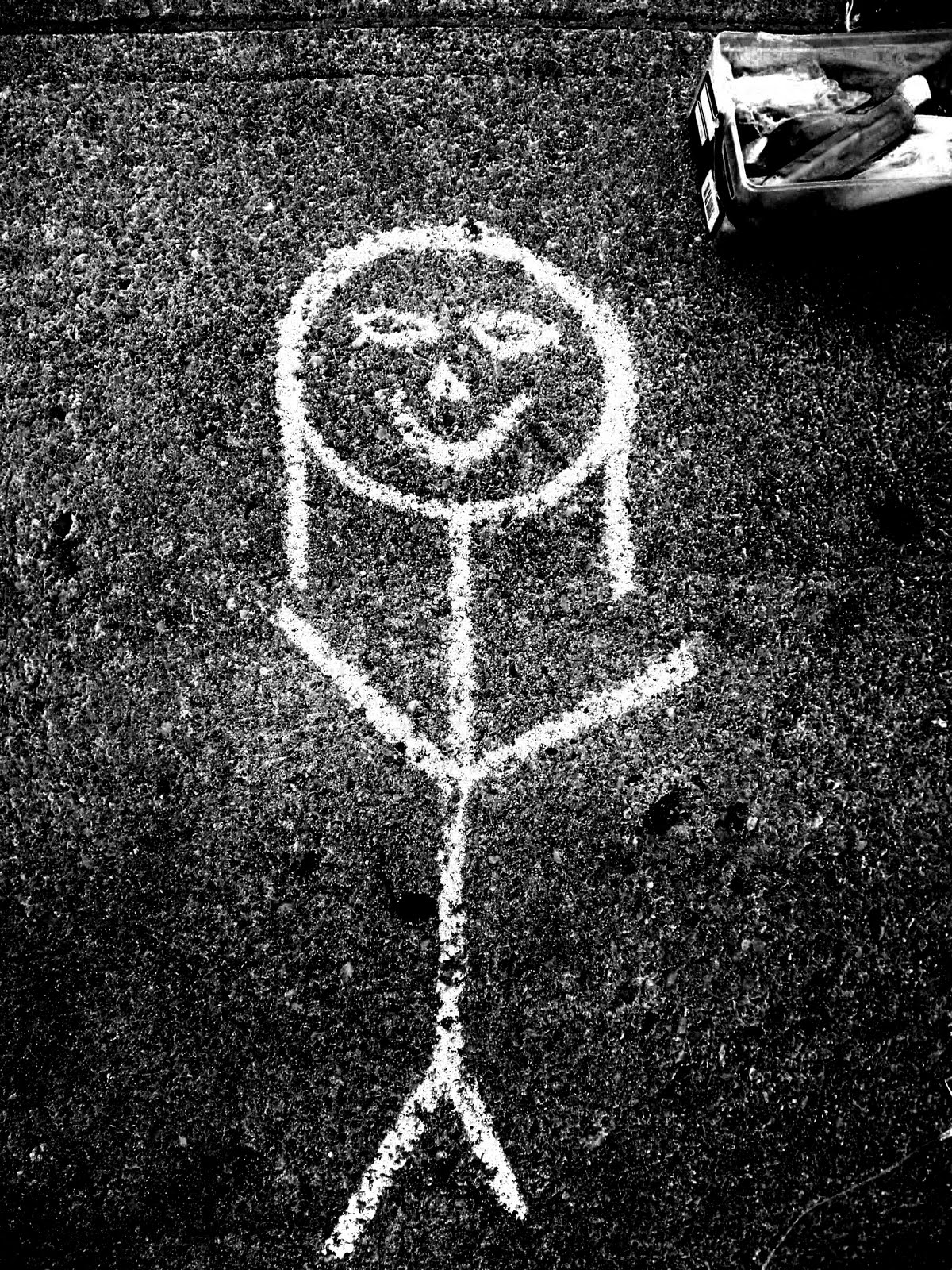 Digital Photography: S for Sidewalk Chalk Person