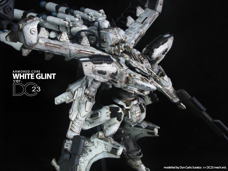 Armored Core WHITE GLINT with V.O.B. ver DC23 |Don Suratos aka DC23